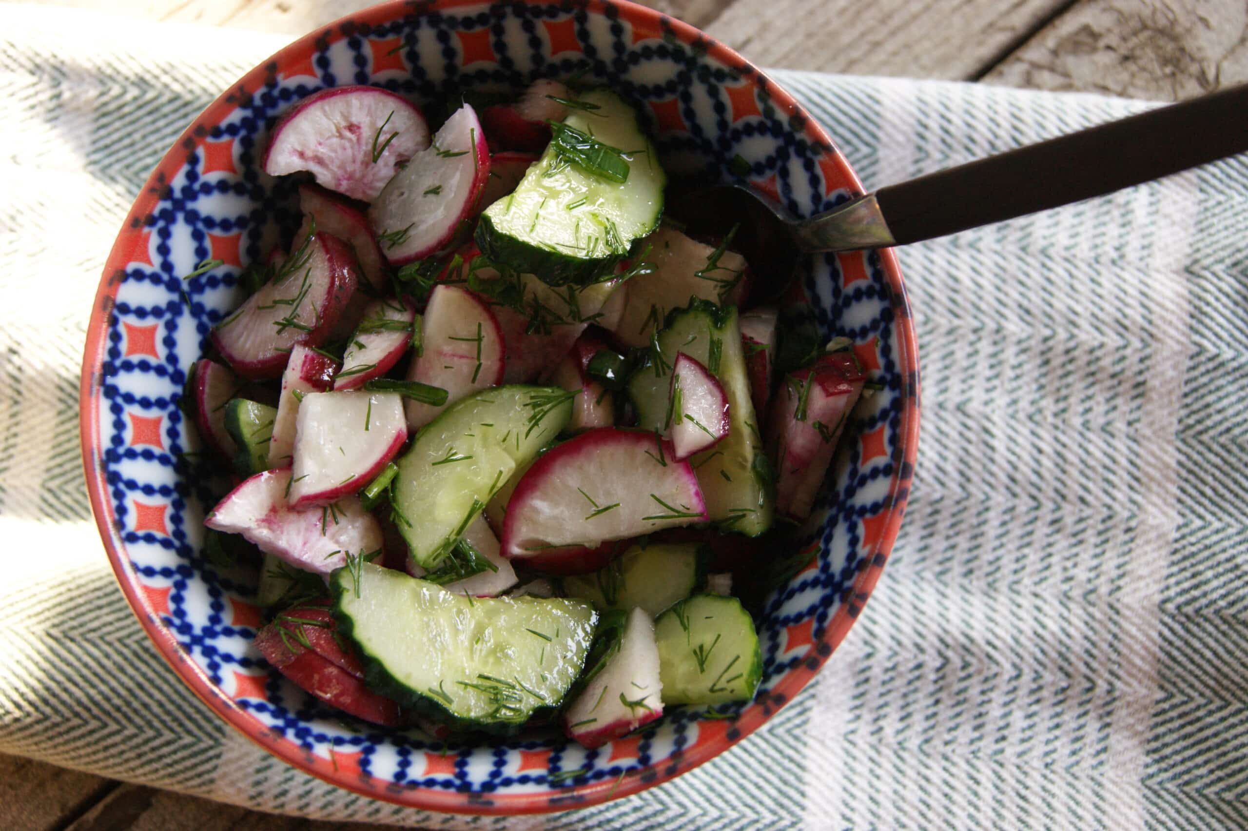 Summer Radish Salad - Prepare + Nourish