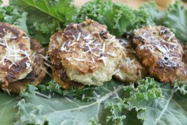 Parmesan and Kale Turkey Meatlets - Prepare + Nourish