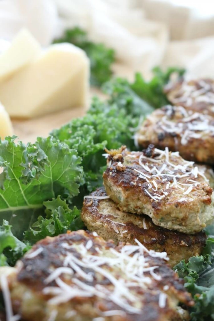 Parmesan and Kale Turkey Meatlets - Prepare + Nourish
