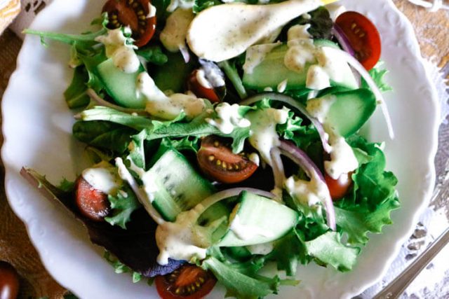 Simple House Salad Dressing (Paleo, Whole30, Low Carb) - Prepare + Nourish