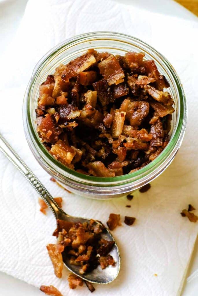 How to Make Bacon Bits (Real Bacon Crumbles) - Prepare + Nourish