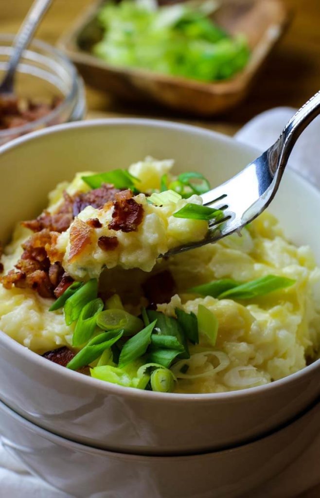 Instant Pot Loaded Mashed Potatoes - Prepare + Nourish