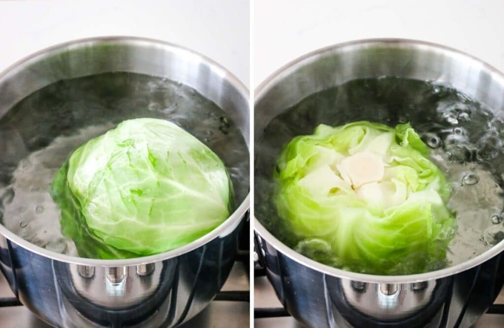 How to Prepare Cabbage Leaves for Stuffed Cabbage Rolls - Prepare + Nourish