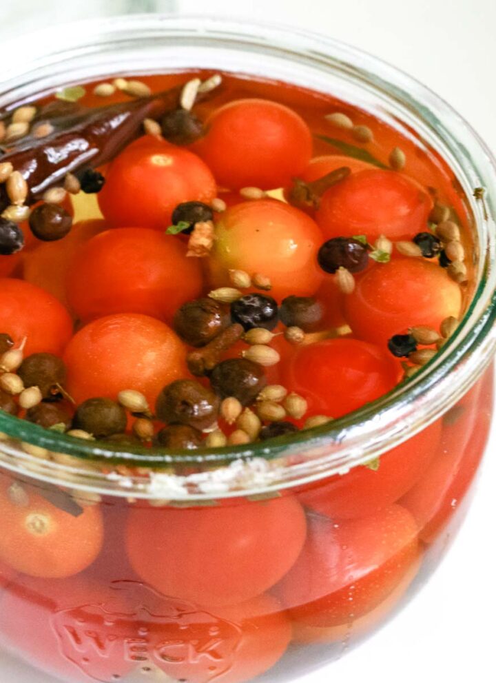 Fermented Green Tomatoes - Prepare + Nourish