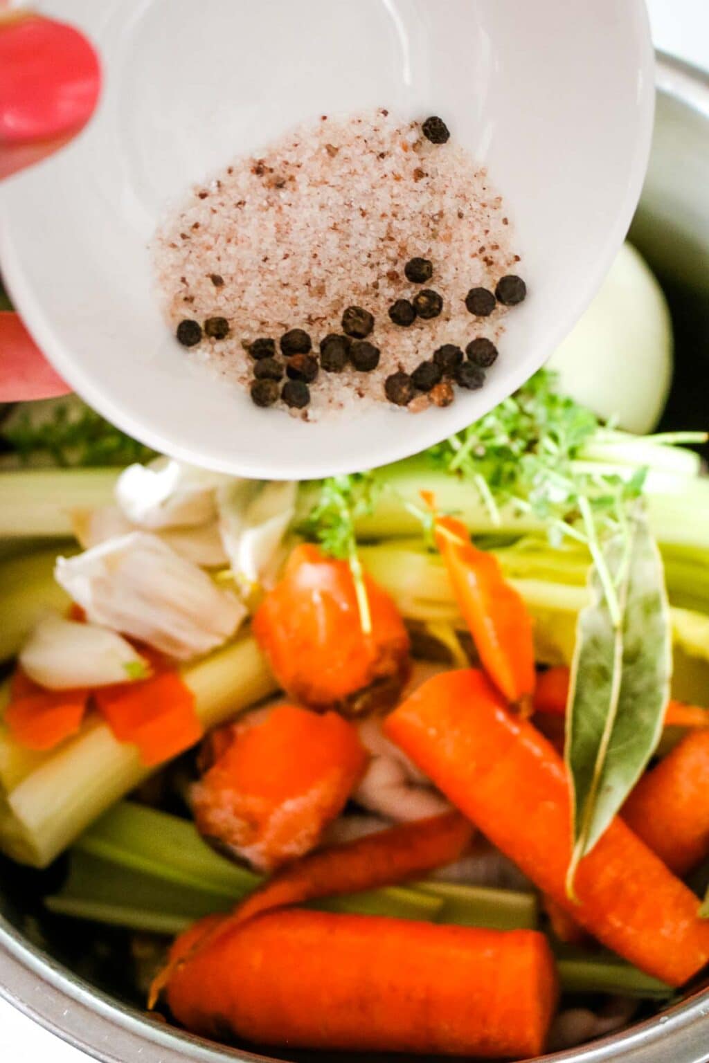 Instant Pot Chicken Bone Broth Recipe - Prepare + Nourish