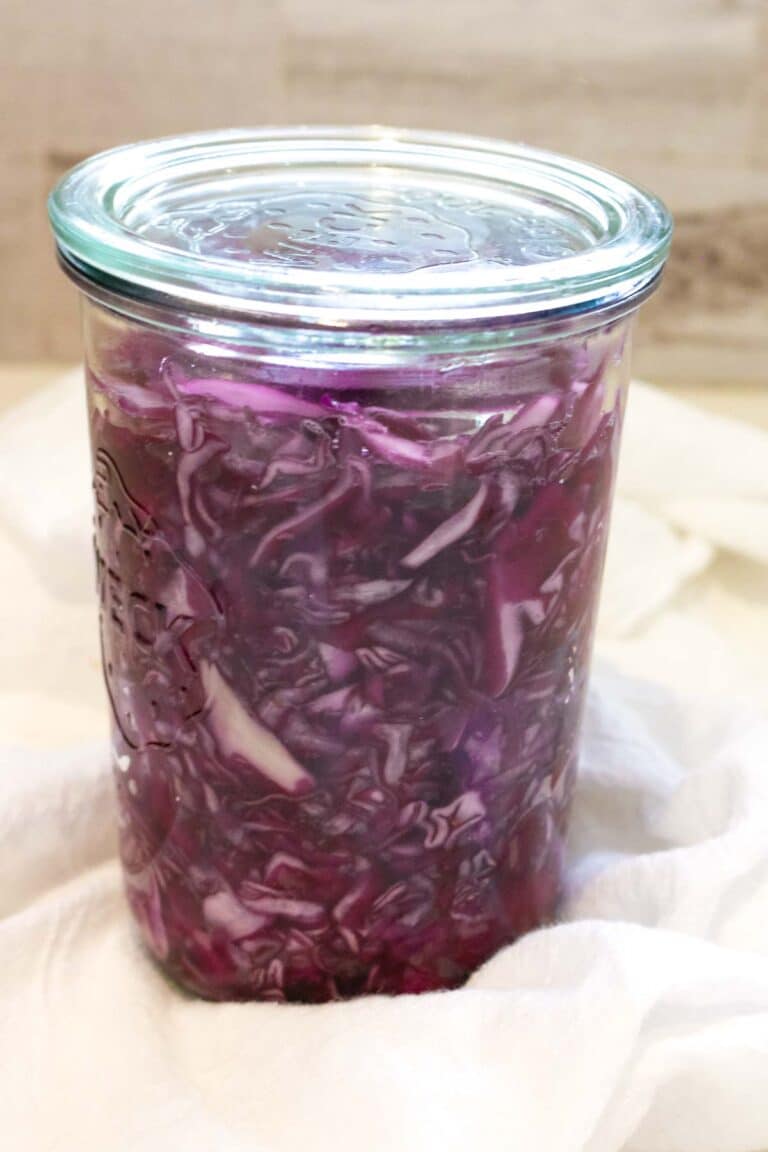 Red Cabbage Sauerkraut Recipe (Fermented Red Cabbage) - Prepare + Nourish