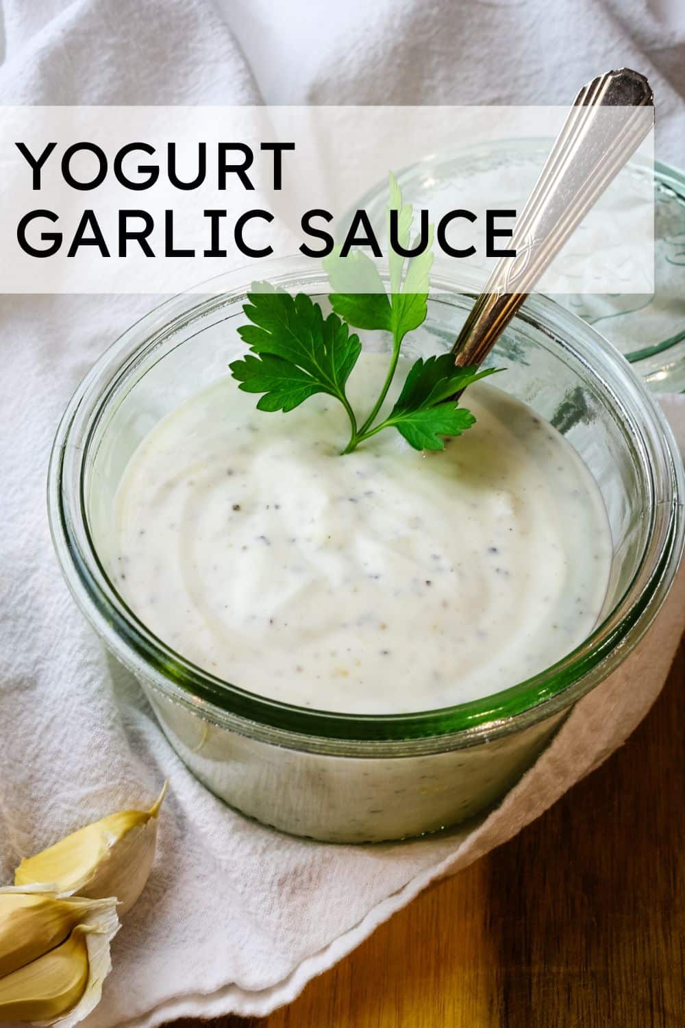Easy 5-minute Spicy Garlic Yogurt Sauce - Prepare + Nourish