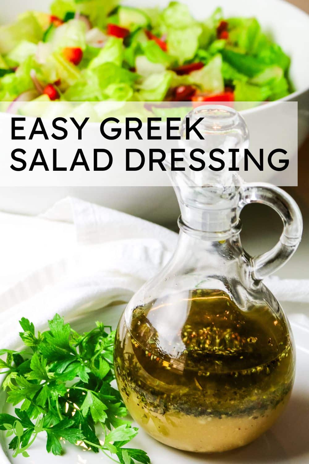 Greek Salad Dressing - Lemon and Olive Oil with Garlic and Herbs ...