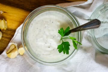 Easy 5-minute Spicy Garlic Yogurt Sauce - Prepare + Nourish