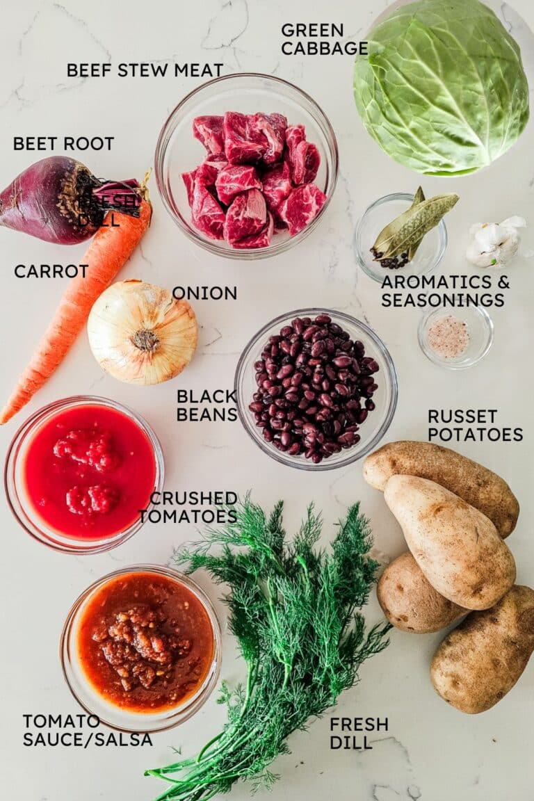Borscht Recipe - Easy 40-minute Russian Beet Soup - Prepare + Nourish