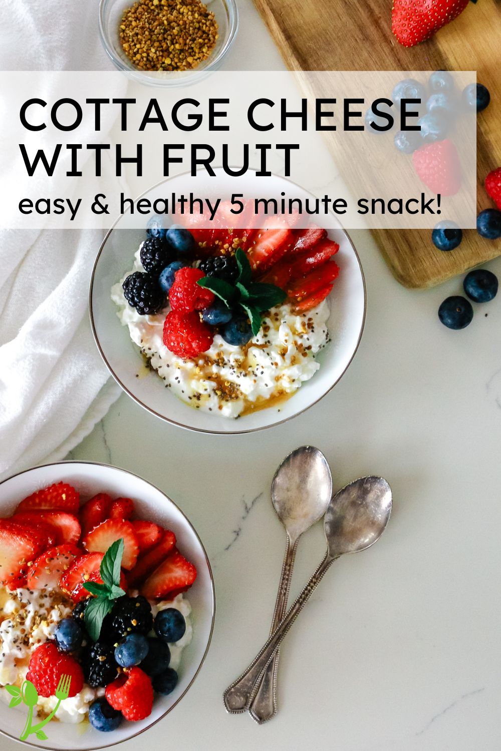 Easy Cottage Cheese with Fruit Bowl Recipe - Prepare + Nourish