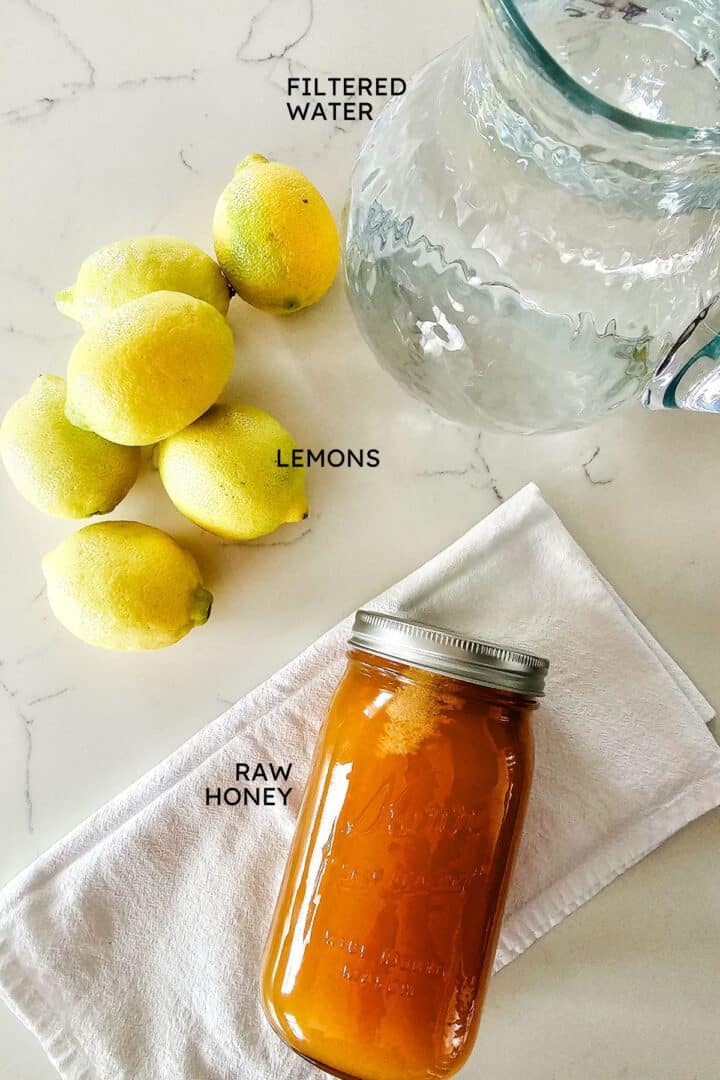 Easy Homemade Honey Lemonade Recipe (3 ingredients!) - Prepare + Nourish