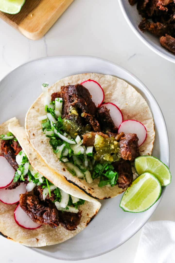 Tacos de Lengua (Beef Tongue Tacos) - Prepare + Nourish