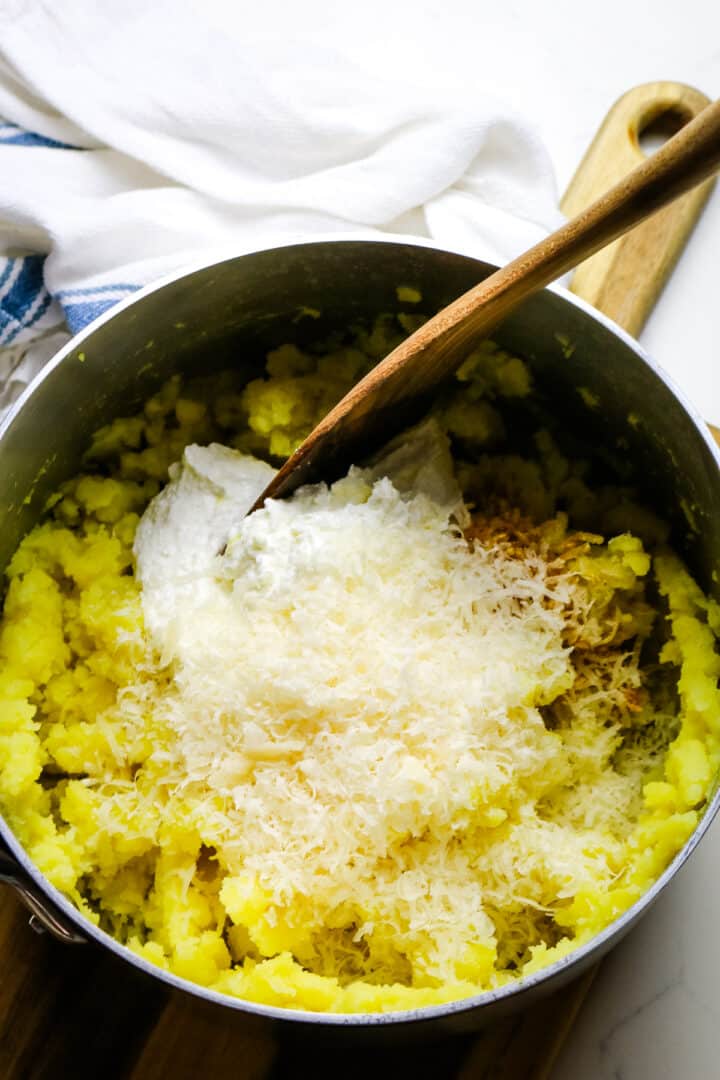 Creamy Mashed Potatoes with Cottage Cheese - Prepare + Nourish