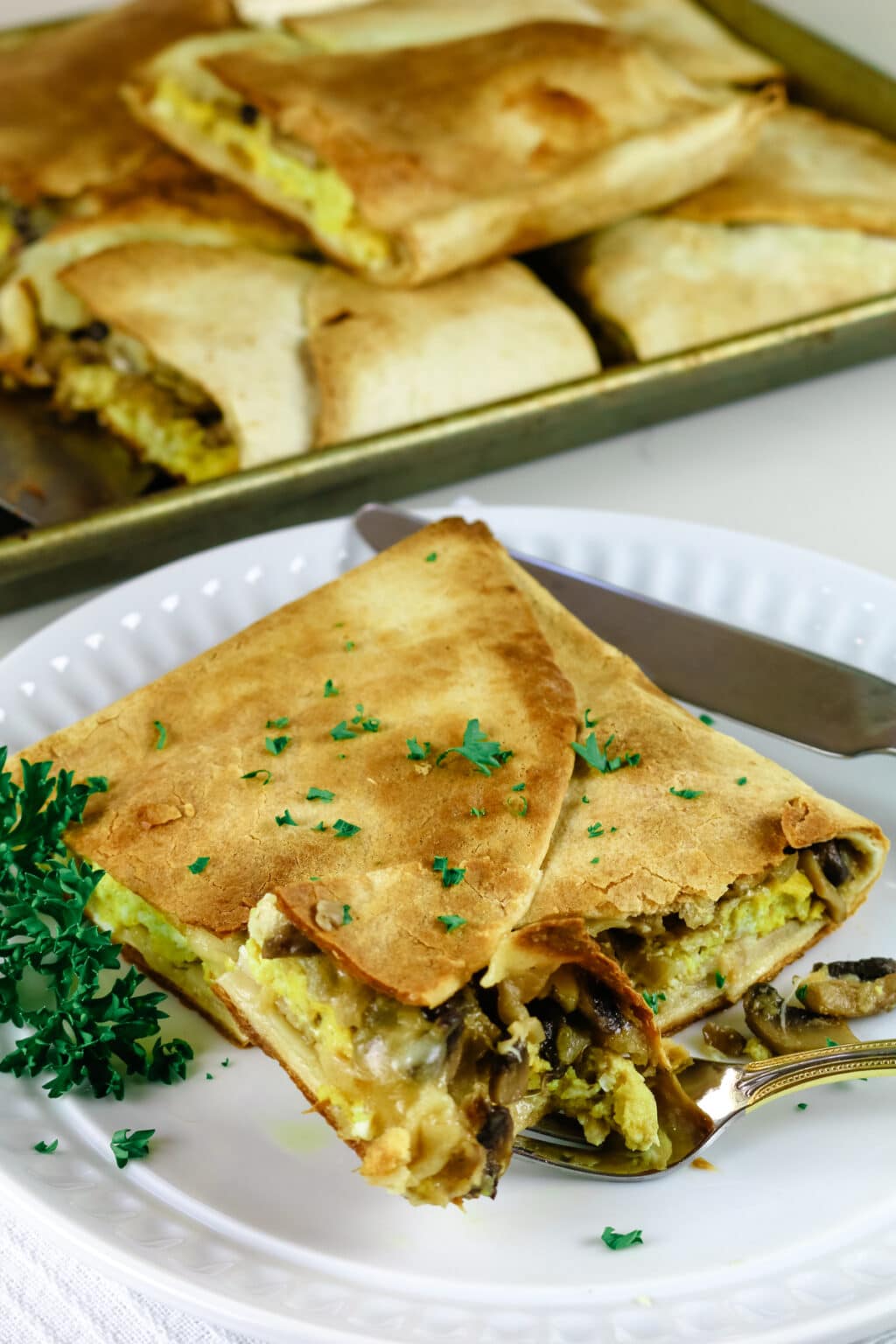 Sheet-Pan Breakfast Quesadilla Recipe - Prepare + Nourish