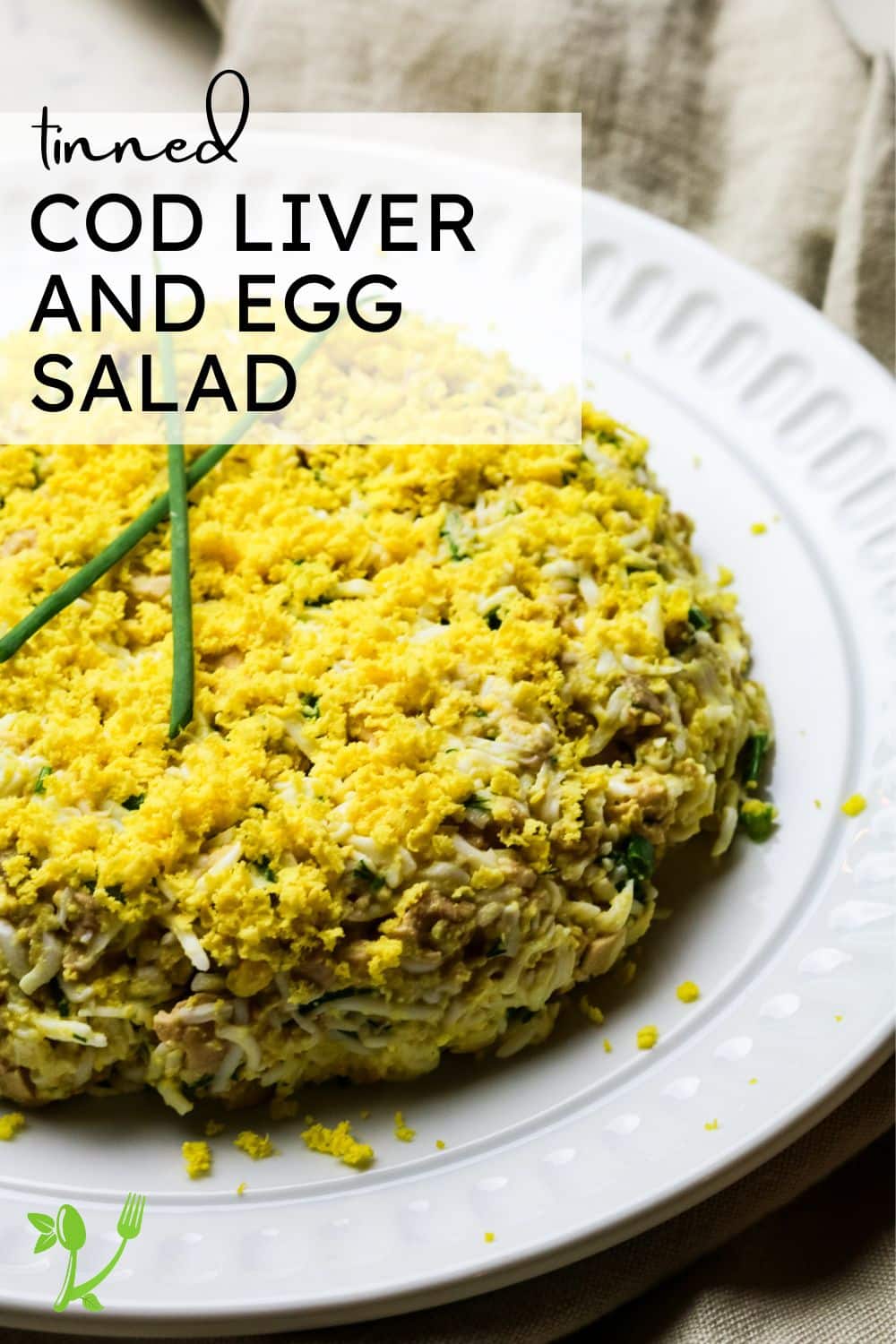 Cod Liver Salad with Eggs - Prepare + Nourish