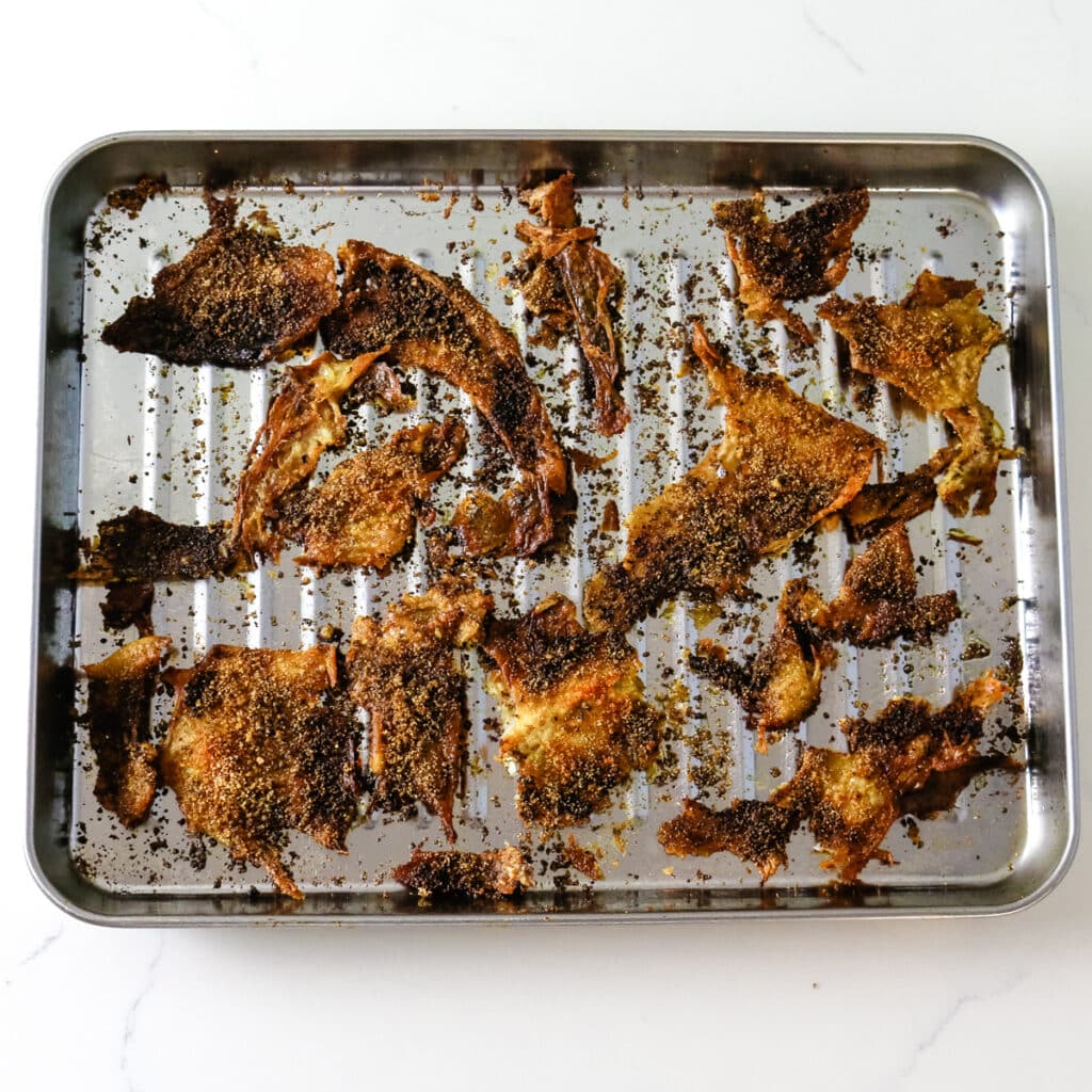 Crispy Chicken Skin Chips Recipe - Prepare + Nourish