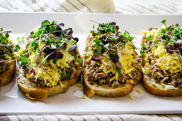 Sardine Toast with Eggs - Prepare + Nourish