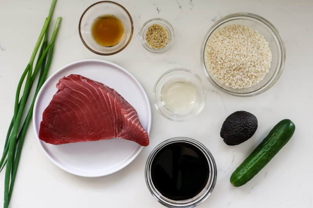 Simple Ahi Tuna Poke Recipe - Prepare + Nourish