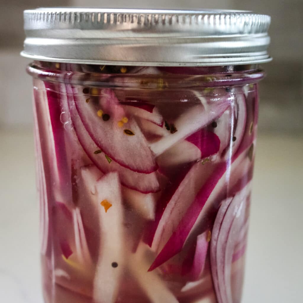 Quick Pickled Red Onions (No Cook!) - Prepare + Nourish