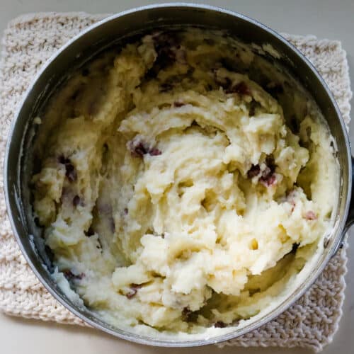 Chunky Mashed Potatoes with Red Skin - Prepare + Nourish