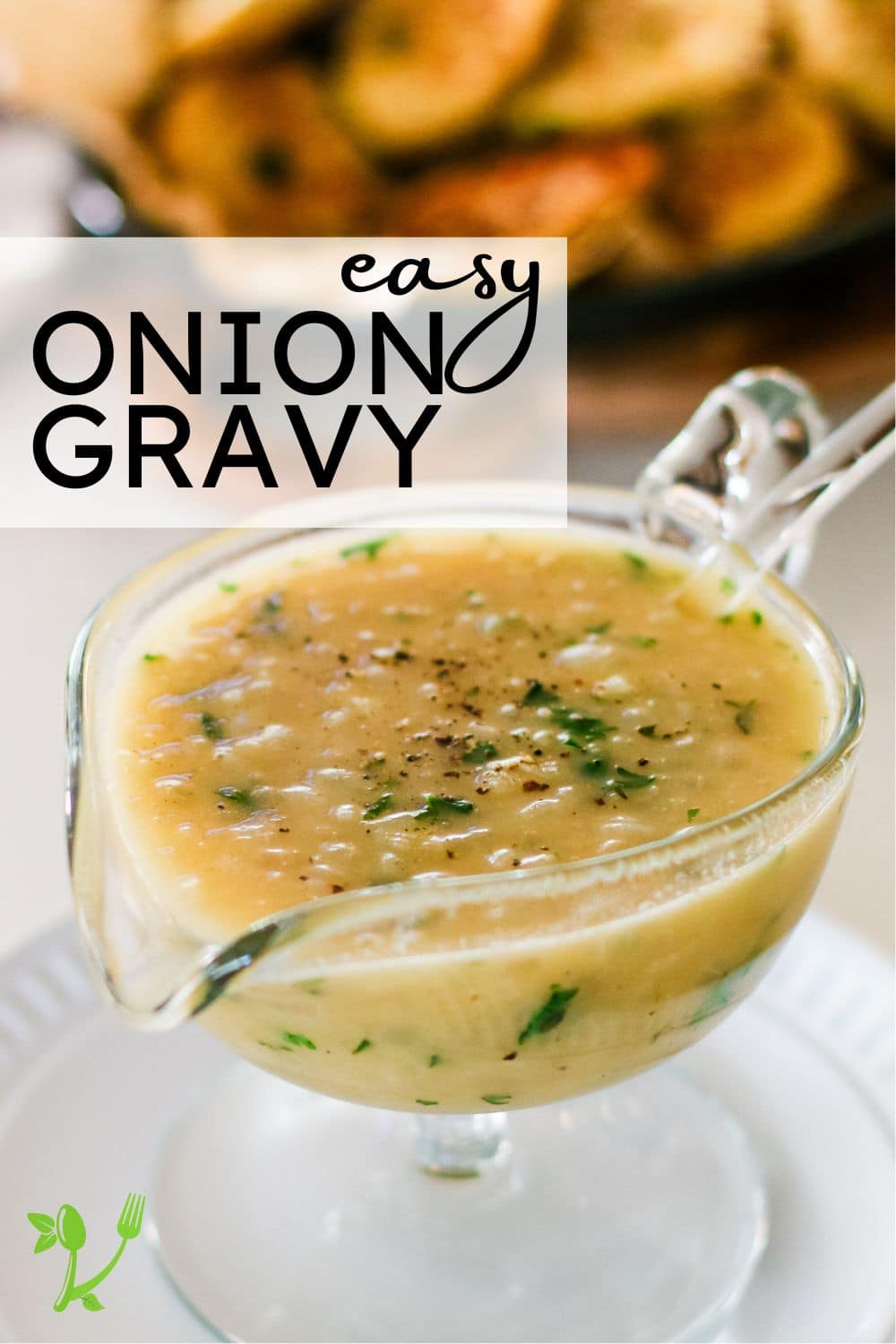 Simple Onion Gravy - Prepare + Nourish